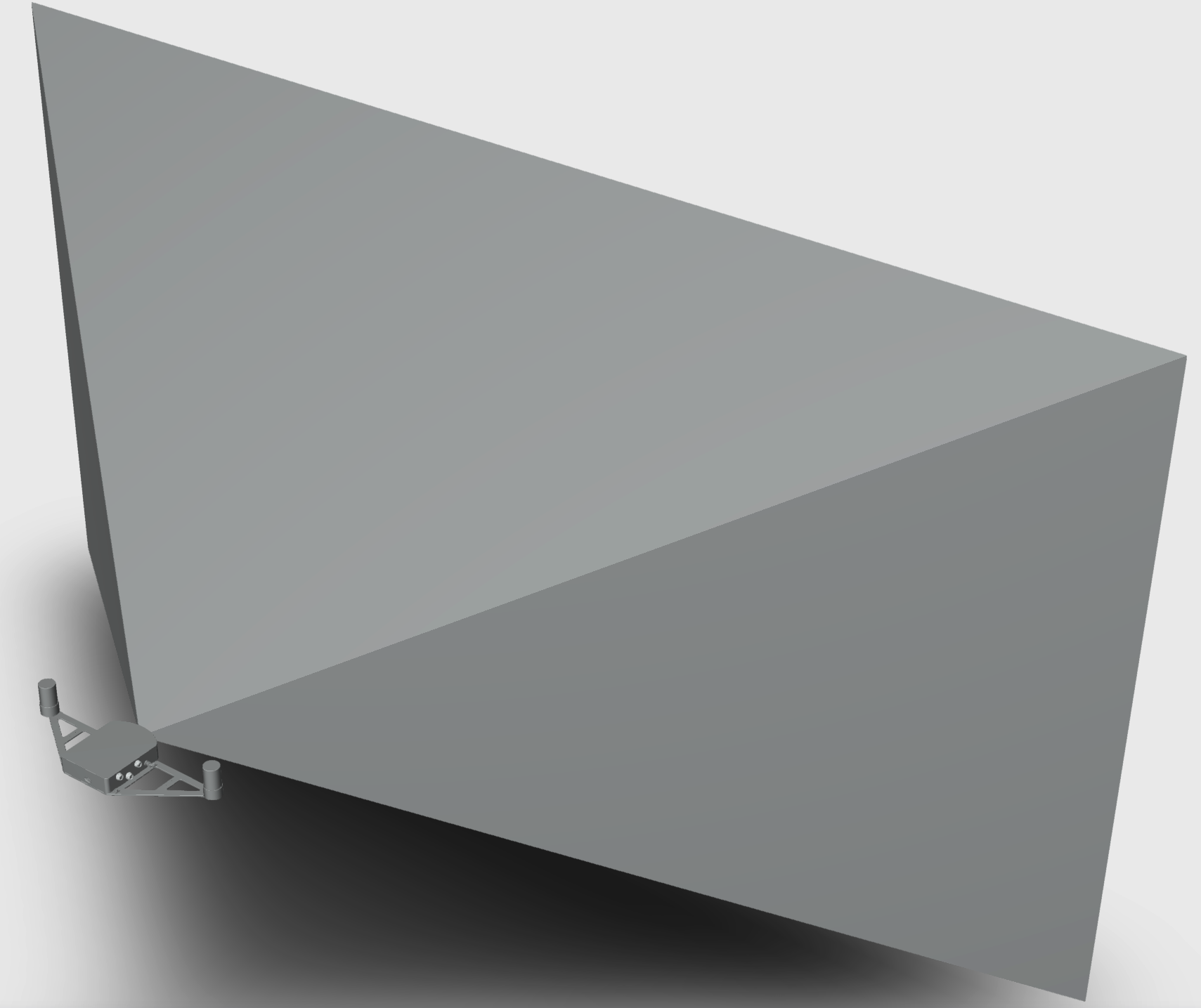 STEP model and camera FOV data